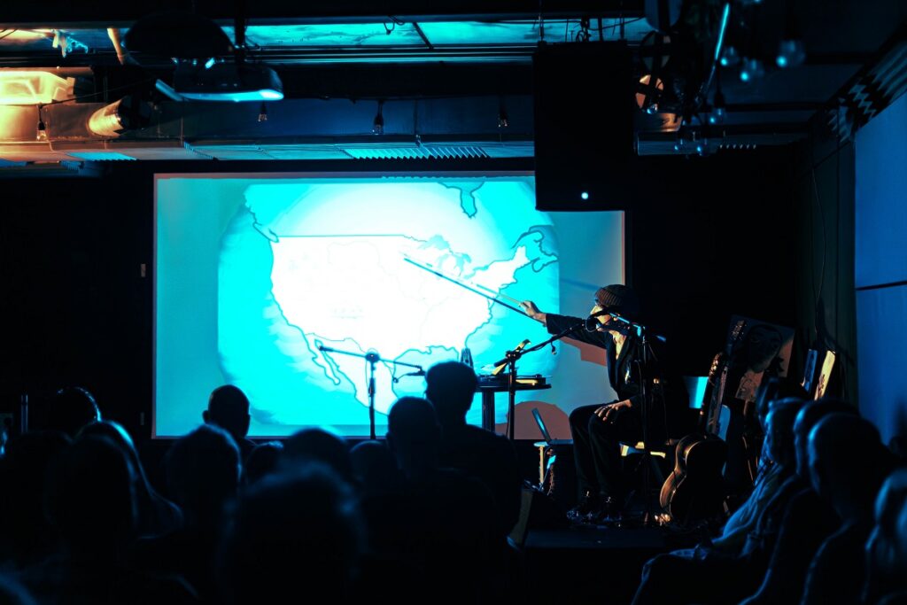 Gruff Rhys revives 2014 album in an epic, intimate Cardiff show