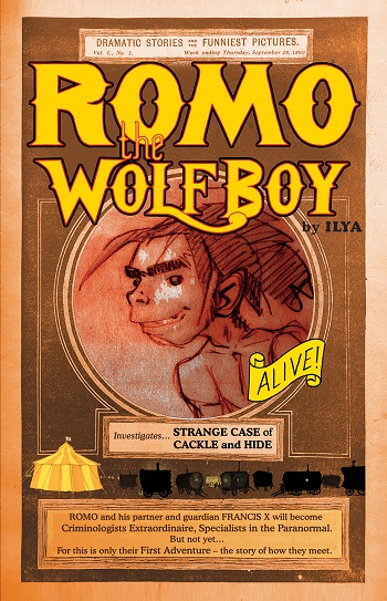 A new graphic novel series introduces us to Romo The Wolfboy